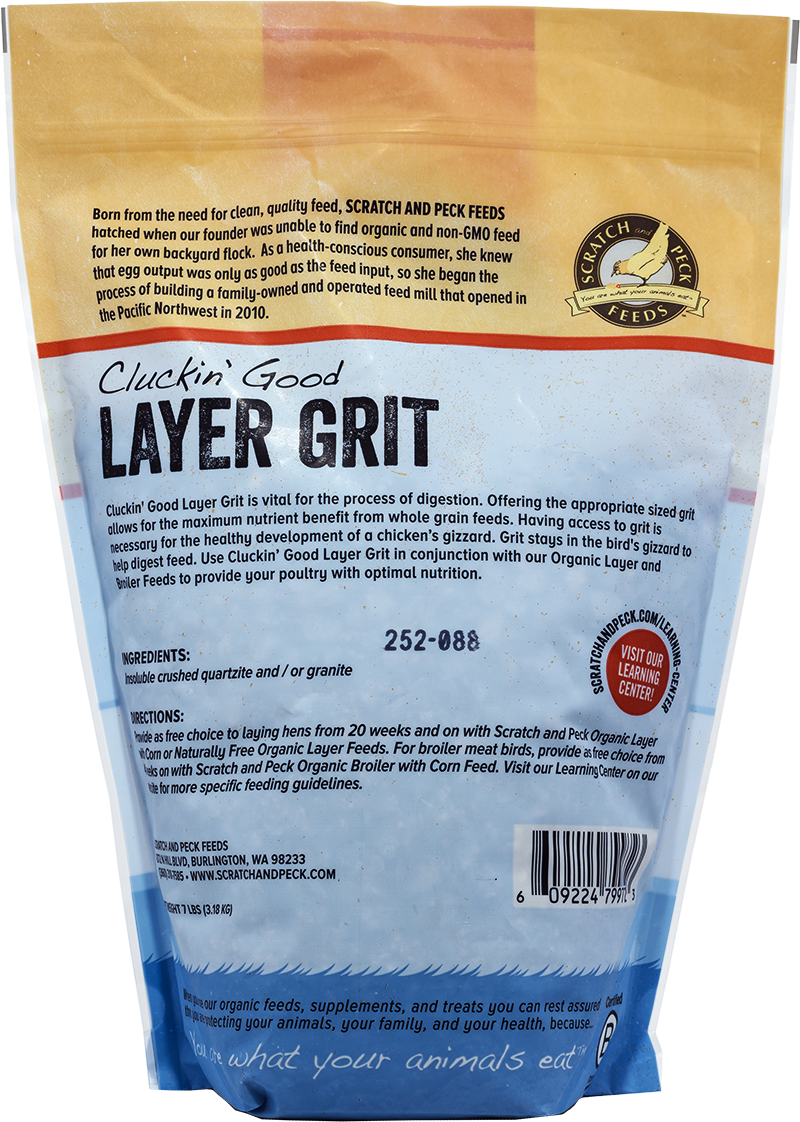 Scratch and Peck Feeds Cluckin’ Good Layer Grit - Corrales, NM ...